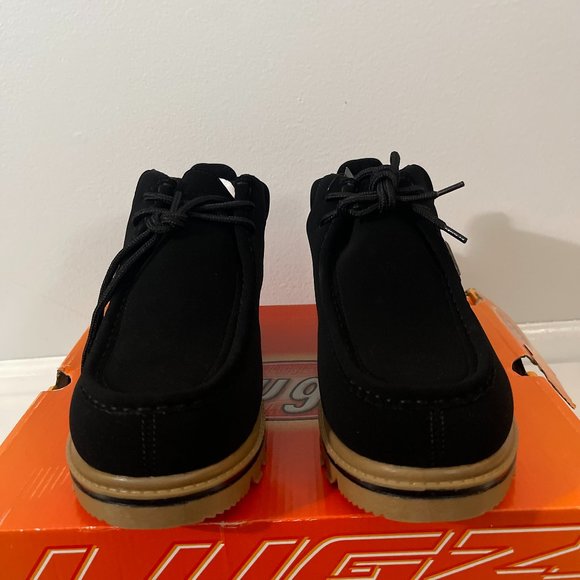 Lugz | Shoes | Lugz Mens Work Fringe Black Chelsea Chukka Lace Up Wp ...